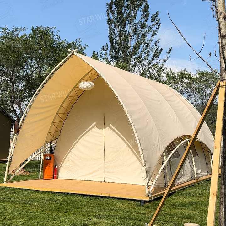 Outdoor Glamping Sailing Shape Hotel Tent - Waterproof & Durable