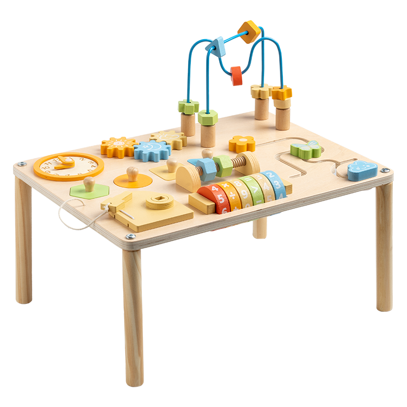 Montessori Sensory Play Table Activity Board-Wood Educational Toy for ...