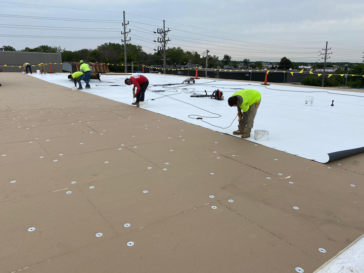 Tpo Roofing Membrane Fm Approved Pvc Waterproof Roll Membrane Building ...