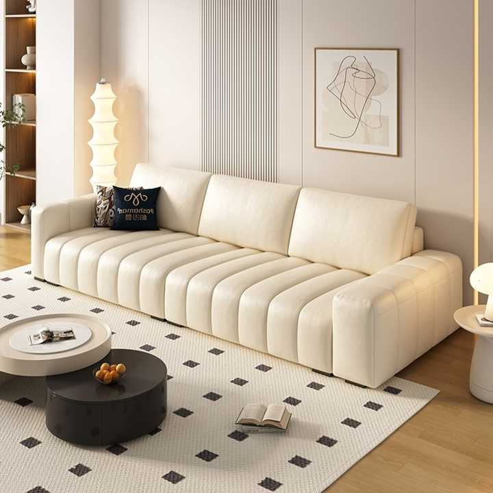 Wholesale Real Leather Couch Modern Genuine Cowhide Leather Sofa ...