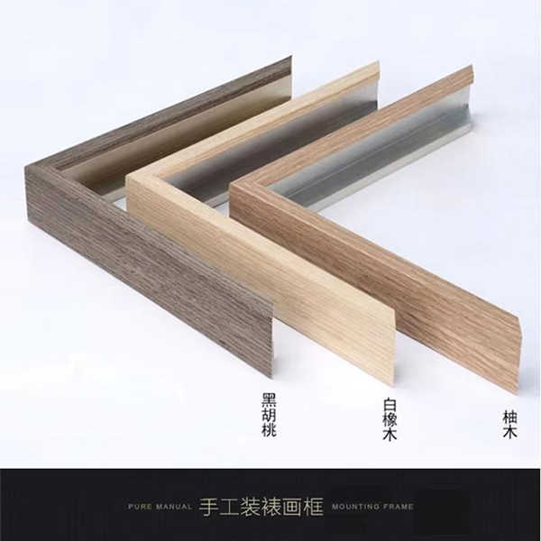 Wooden Color 3D Photo Frames Various Sizes Decorative Wall Art Metal ...