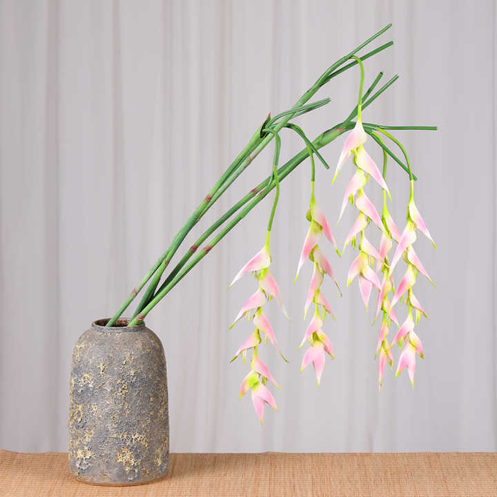 High End Artificial Flower Real Touch Bird of Paradise Long Stem Floral ...