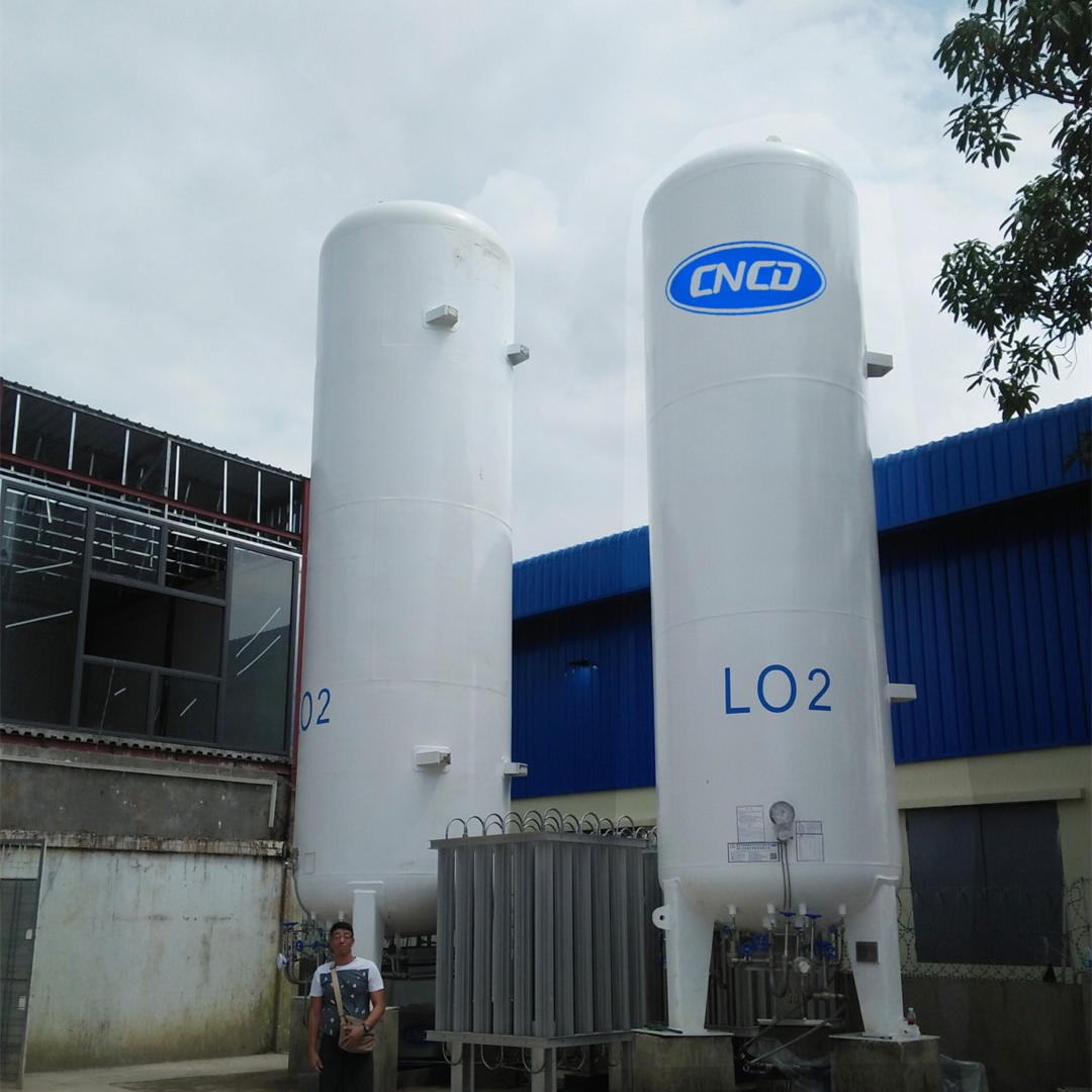 10m3 Vertibale Asme Oxygen/Nitrogen/Argon High Pressure Storage Tank ...