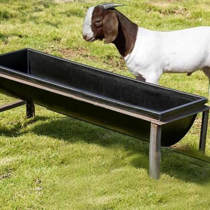 Durable HDPE Goat & Cattle Feeding Trough - Farm Animal Feeder ODM