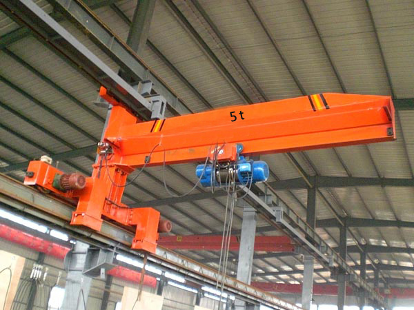 High performance wall-travelling jib crane with wireless remote control customized scheme