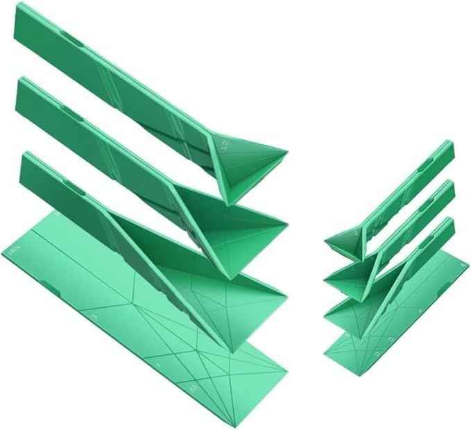 Polygons Flat 3-in-1 Measuring Spoons - Eco-Friendly Utensils