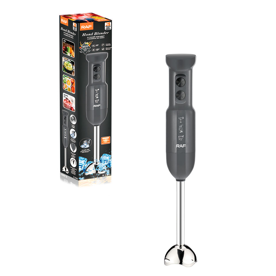 RAF Hand Blender Licuadora De Mano with 300W Power Stainless Steel ...