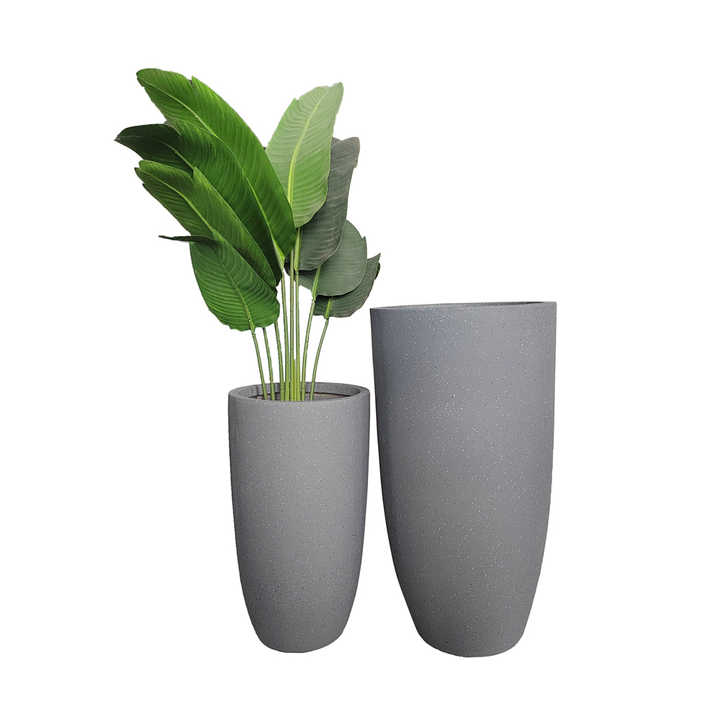 Shop Our Collection of Large Round Smooth Fiber Clay Pots