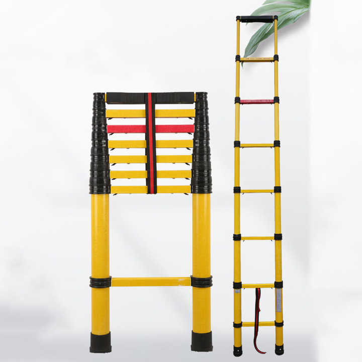 Electricians Platform 5 STEP FRP Insulated Telescopic Ladders ...