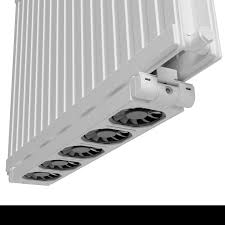 5-fan Axial Flow Booster Fan with Thermostat Control