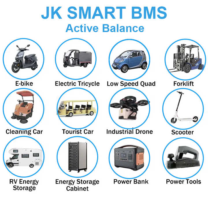 JK BMS PCB Board 8-20S Smart Active BMS 120A JK BMS 20S with BT ...