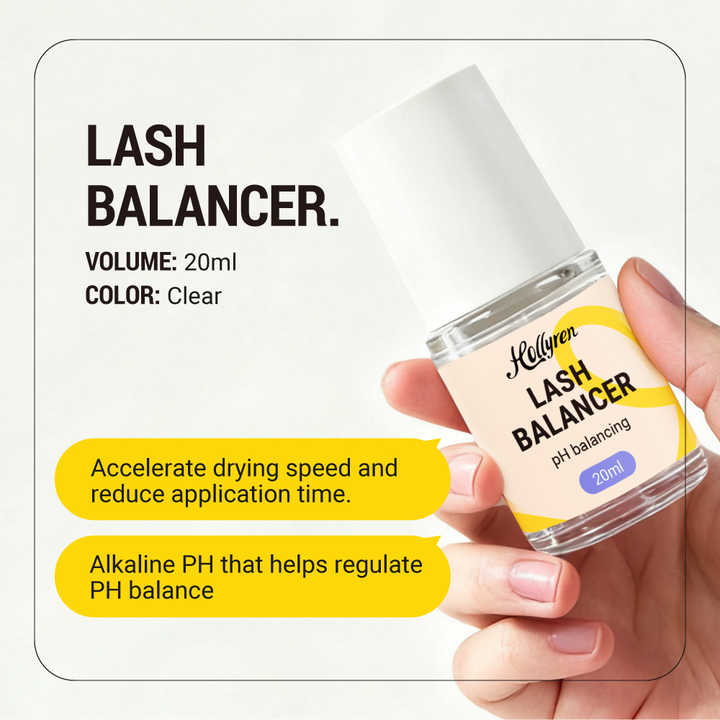 Hollyren Safe Lash PH Balancer for Eyelash Extensions Clear pH ...