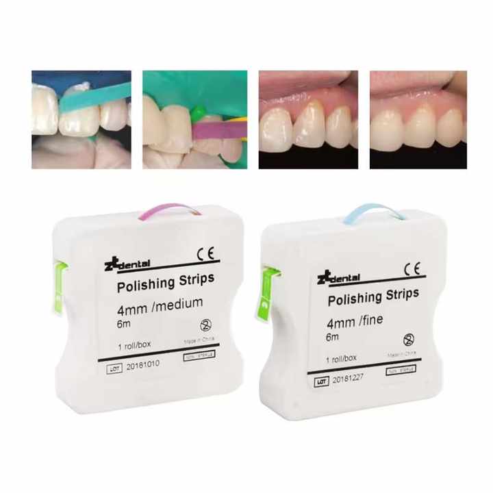 Dental Polishing Strip Roll 4mm Resin Tooth Grinding Sanding Teeth Whitening Dental Tool Dentist ...