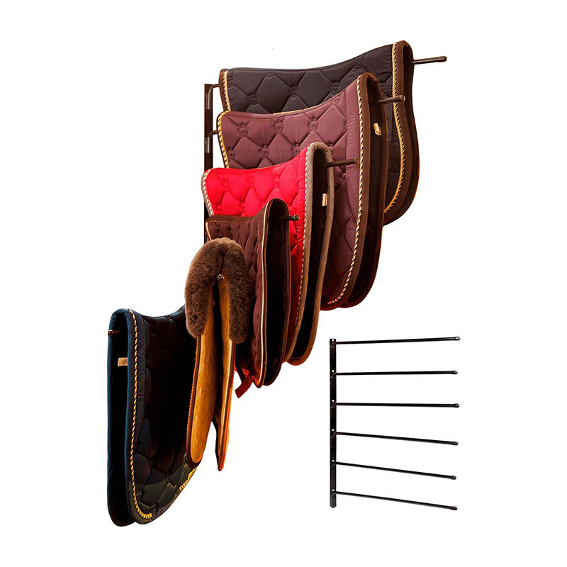 Saddle Rack Wall Mounted 6 Tiers Rotating Horse Saddle Holder Saddle ...