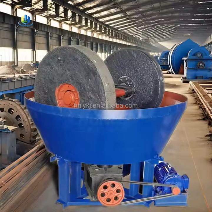 Factory Supplier Round Mill Gold Ore Grinding Equipment New Type Two ...