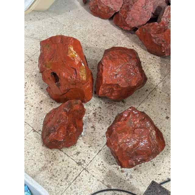 Hot Sale Natural Red Jasper Rough Gemstones Bulk Quantity Red Jasper ...