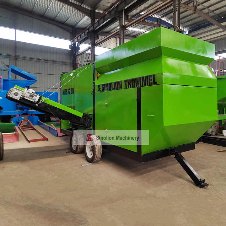 Large Shaftless Roller Screen Sand Screening Equipment Production Line ...