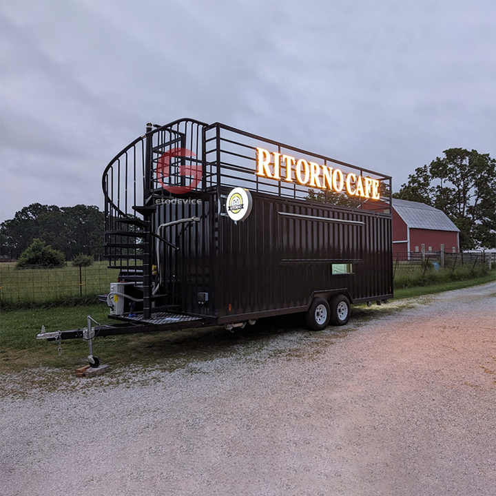 Modular Coffee Container Shop - Double Decker Food Truck