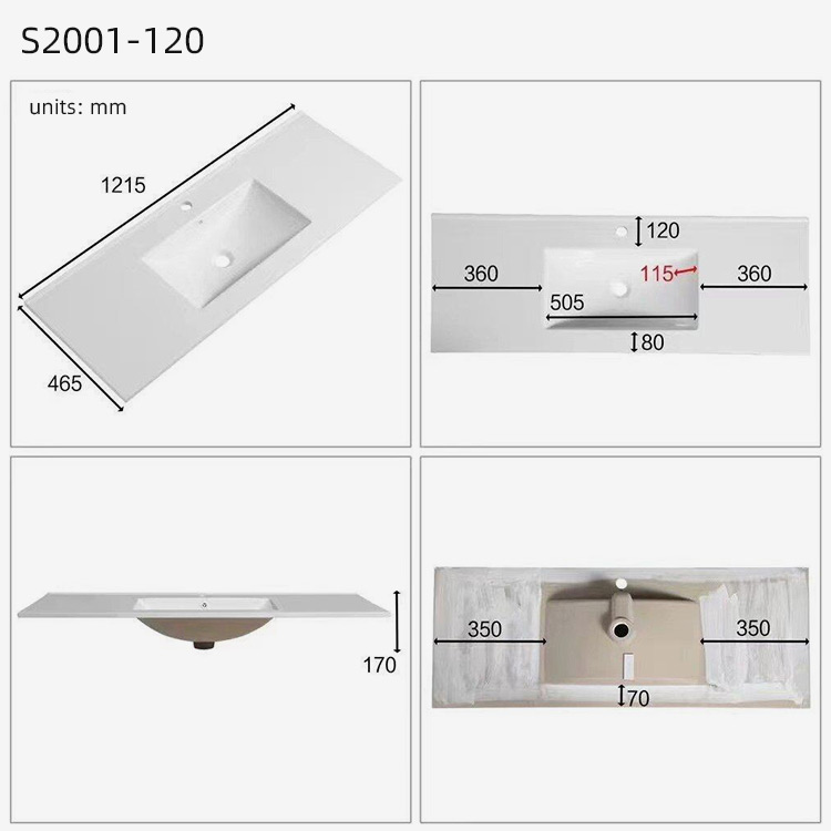 Unique Ceramic Vanity Hand Wash Basin Bathroom Cabinet Sink for Modern ...