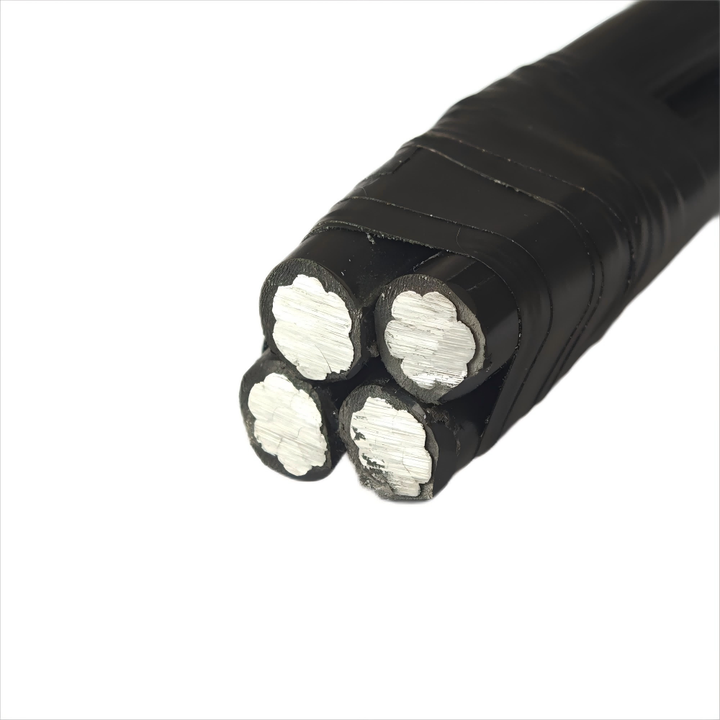Aluminum 4 Core XLPE ABC Cable 25mm-95mm Sizes for Construction Power ...