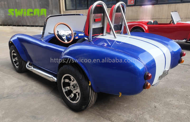 SWICOO 2 Seats 1500w Electric Mini Cobra Car Mini Hot Rod 2 Seats Golf ...