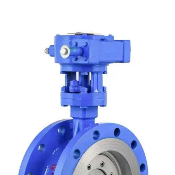 Butterfly Valve D343H-16 Turbine butterfly Valve Triple Eccentric Butterfly Valve Cast Steel ...