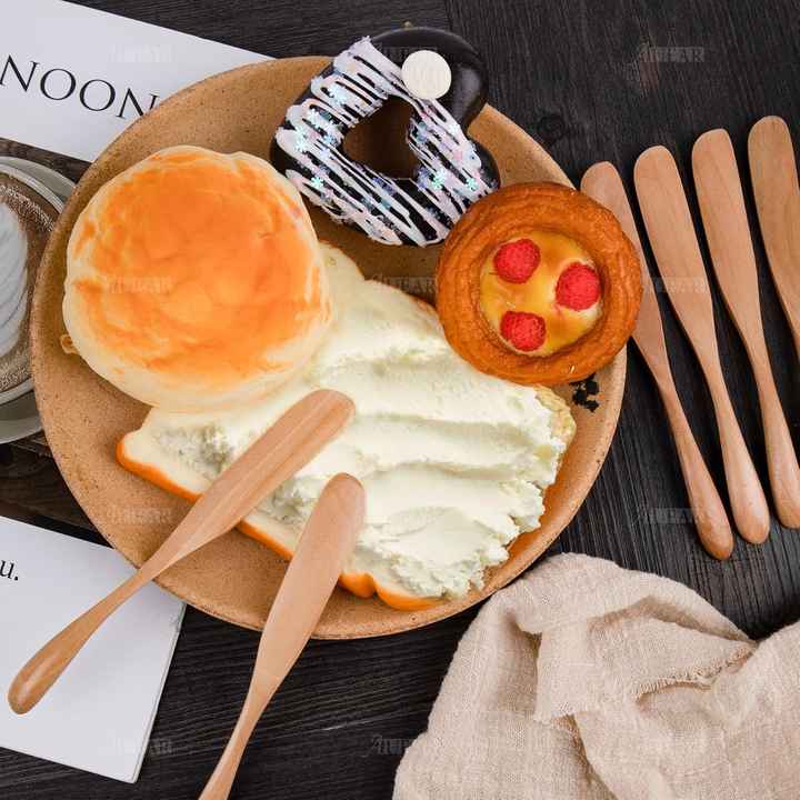 Wooden Cheese Butter Spreaders Wood Cheese Peanut Jam Sandwich Cream ...