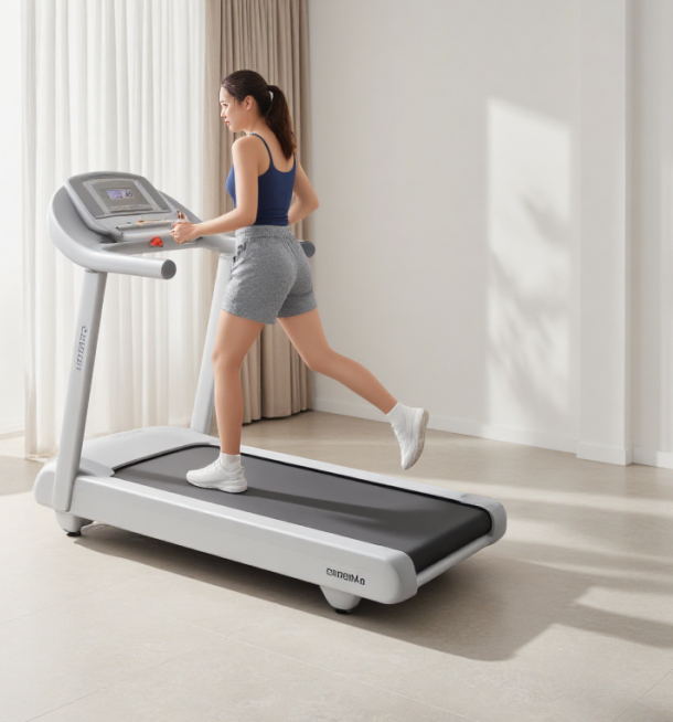 YPOO 38CM DC1.5HP Foldable Electric Sports Incline Treadmill Treadmill ...