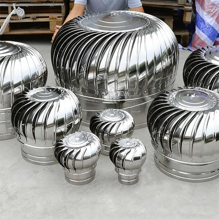 201 Stainless Steel Wind Ball Unpowered Hood Outdoor Ventilator Flue ...