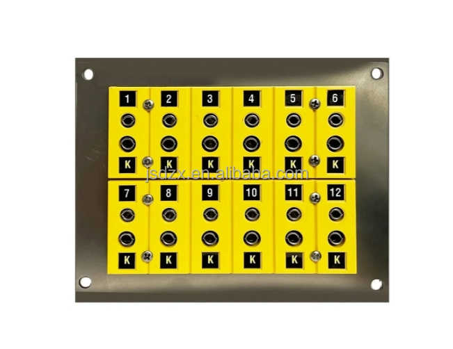 Panel Mount K-Type Thermocouple Jack Socket for Miniature Plug