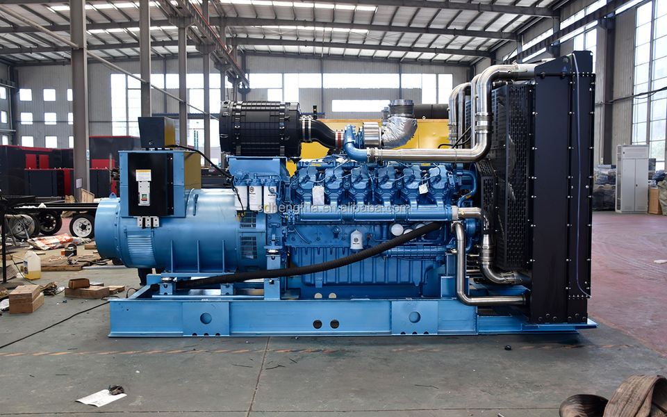 WEICHAI BAUDOUIN 1000 KVA Open Type 800 Kw Diesel Generator with ATS ...