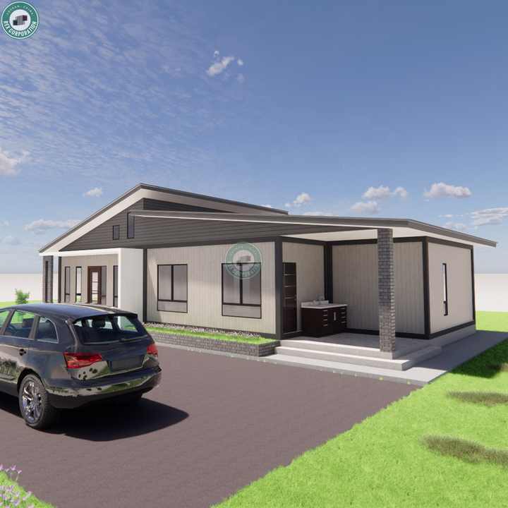4 Bedroom Modular Home - Modern, Prefabricated Design
