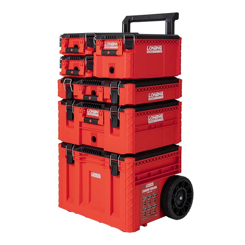 Longbang 6-Layer Stacked Electric Hardware Trolley Case - Waterproof ...