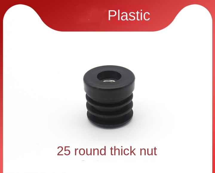25 Thick Round Nut Plug, Round Tube Plug, Plastic Plug, Steel Pipe ...