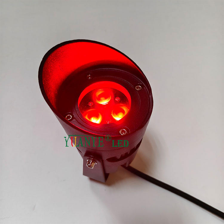 Yuanyeled Outdoor Garden Tree Lights 3x4W IP65 with Visor Flood Light ...