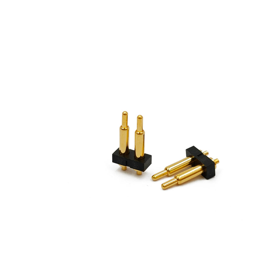 Customizable High-Quality Consumer Electronics Gold-Plated 2 Pin Spring ...