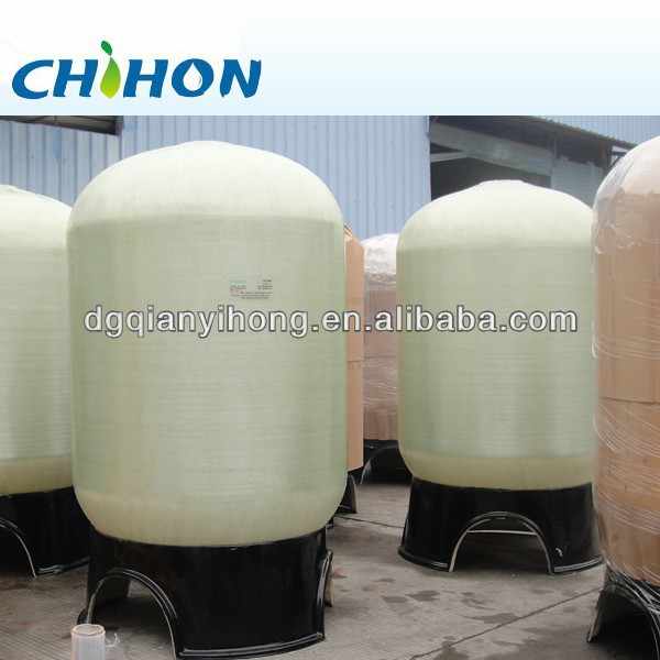GRP/FRP Ground FRP tank 4872 With Round Shape 6``Flange Top Opening ...