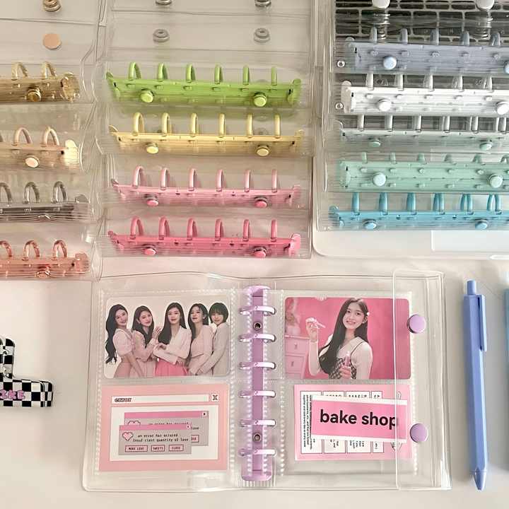 Shop Our New Style Korean Transparent PVC Soft Shell A7 Binder