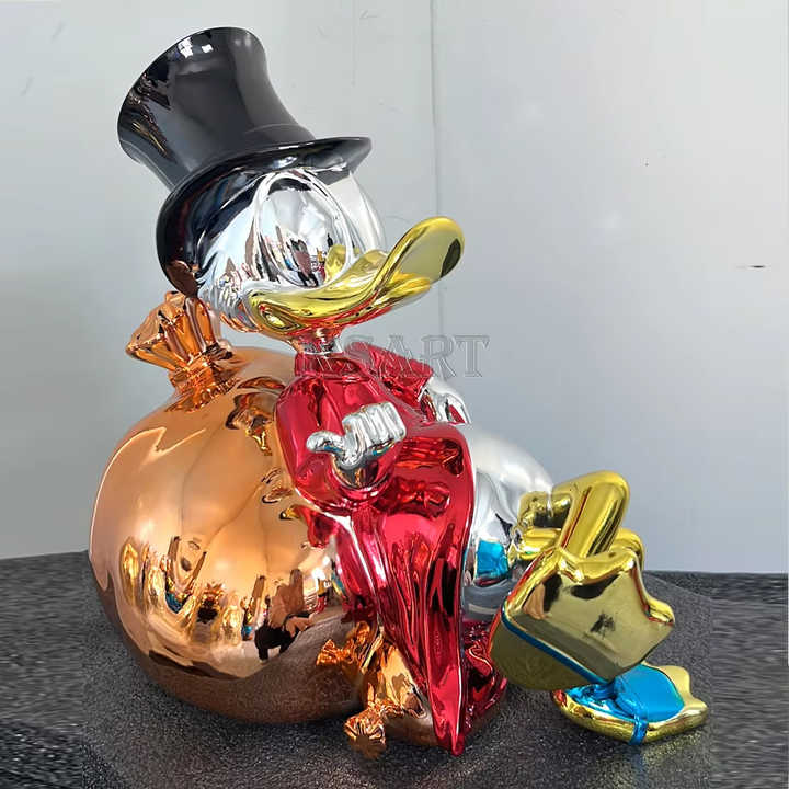 Donald Duck Alec Monopoly Resin Ornament - Art & Collectible