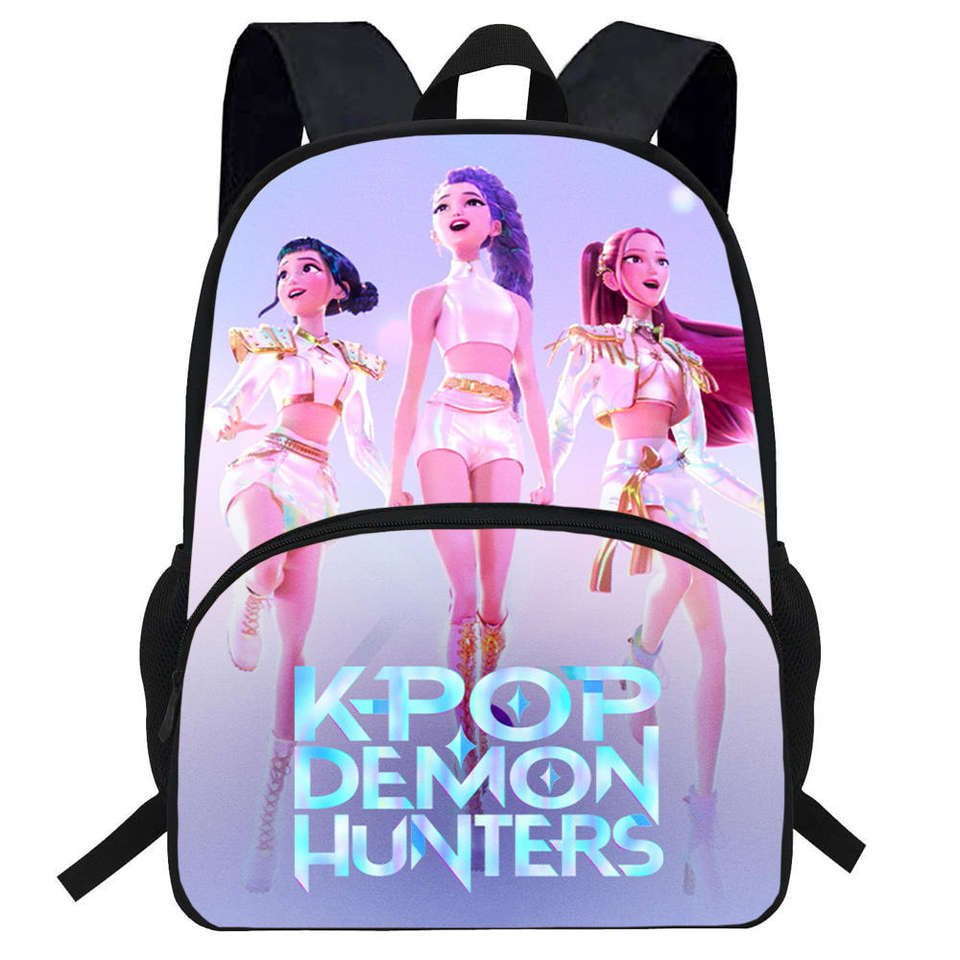 Kpop Demon Hunters Student Backpack Large Capacity Shoulders Student ...