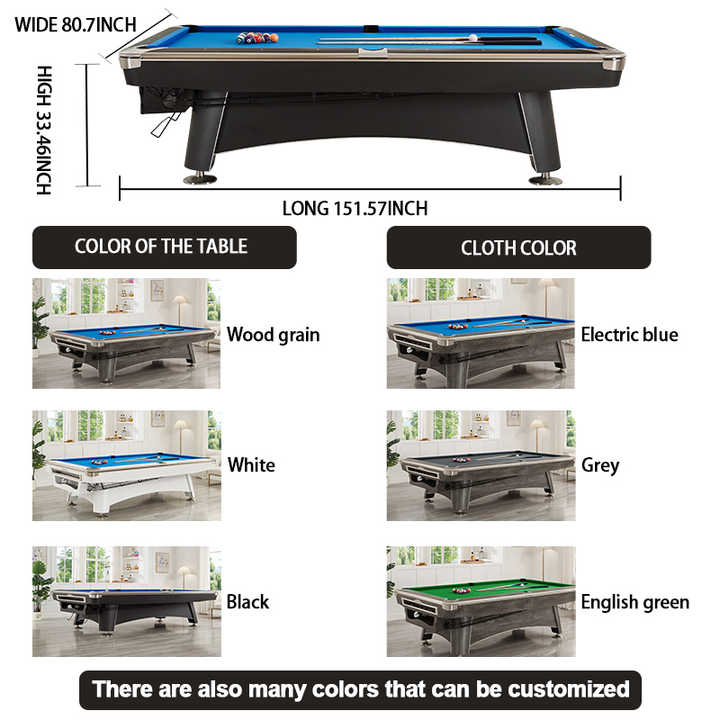 15 Years Factory Popular Bilyaran Snooker & Billiard Table for Club Use ...