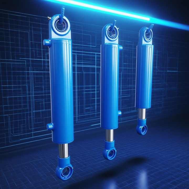 70 Bar MOB Hydraulic Cylinders (40mm Bore, 4 Ton Load Capacity) with ...