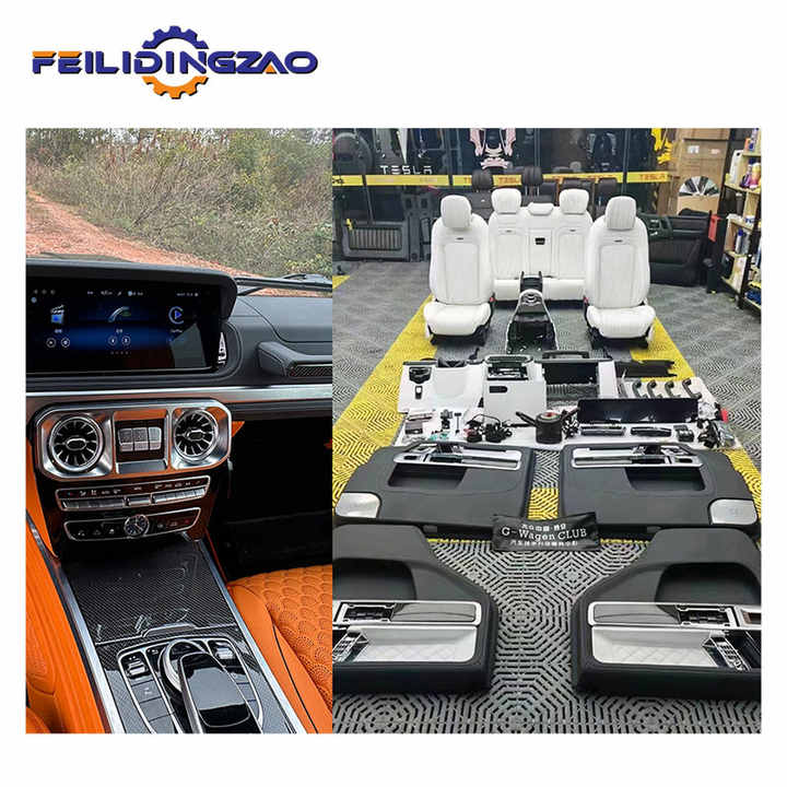 FLDZ Upgrade Interior Kit Luxury Leather Interior Kit for Mercedes-Benz ...