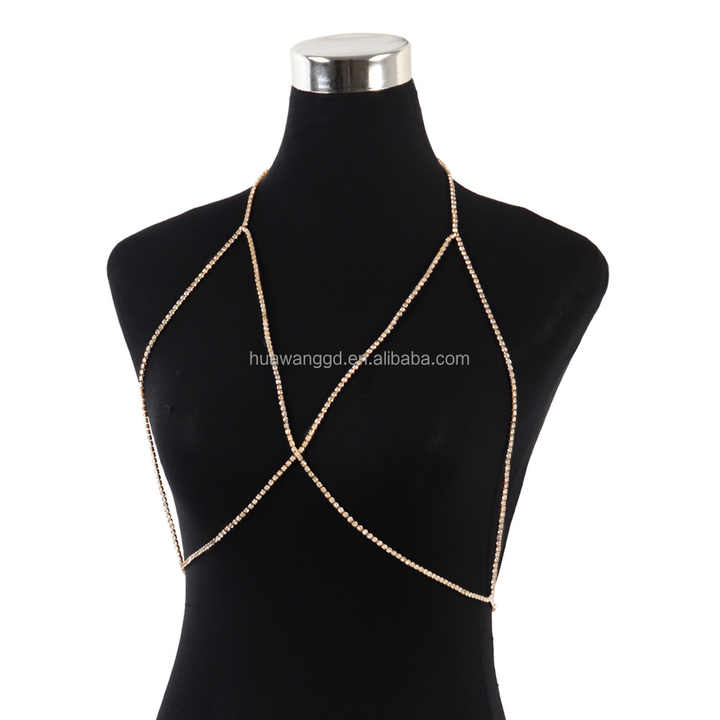 Shop Our Simple Water Diamond Chest Chain - Personalized & Sexy