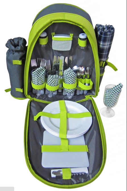 Luxury Insulated 2 Person Picnic Backpack Cooler Bag - OEM Available