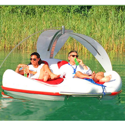 Double seat lounge sofa boat floating electric boat for water ...