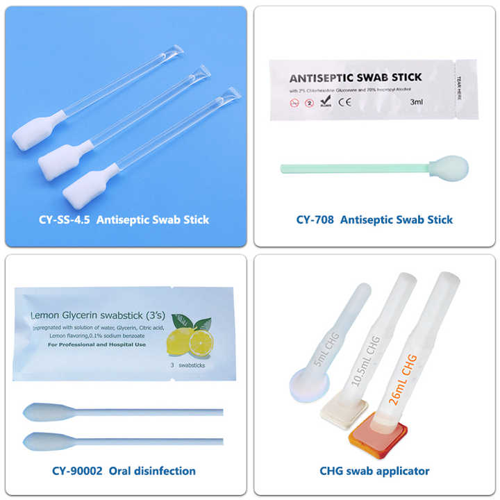Disposable 10.5ml Alcohol-Filled IPA CHG Applicator Swab