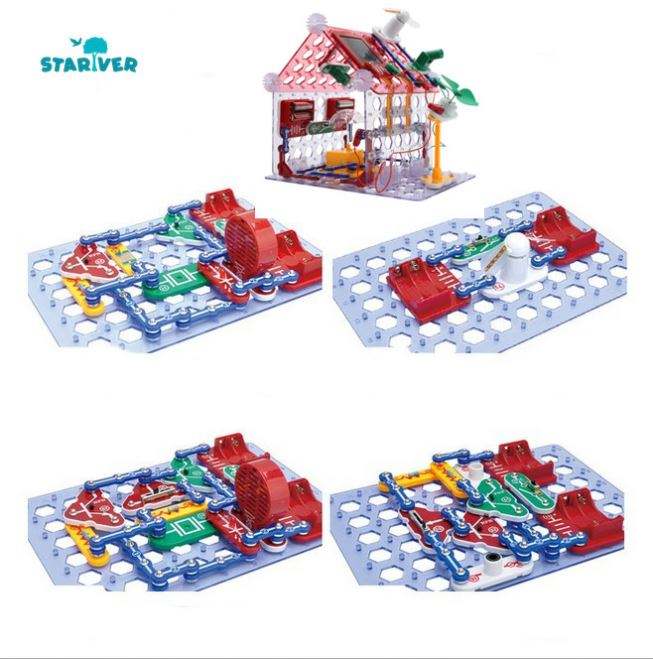 STEAM School Education Materials Diy Solar Electronic Bricks Light Toys ...