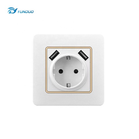 Universal 240V Electrical UK International Wall Double Sockets and ...