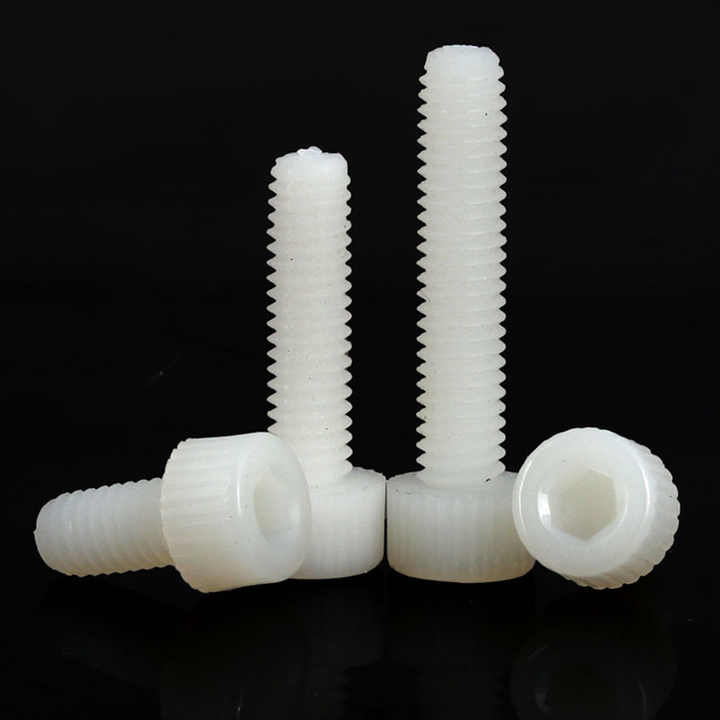 Nylon Hex Socket Head Screws - DIN Standard & General Industry Use